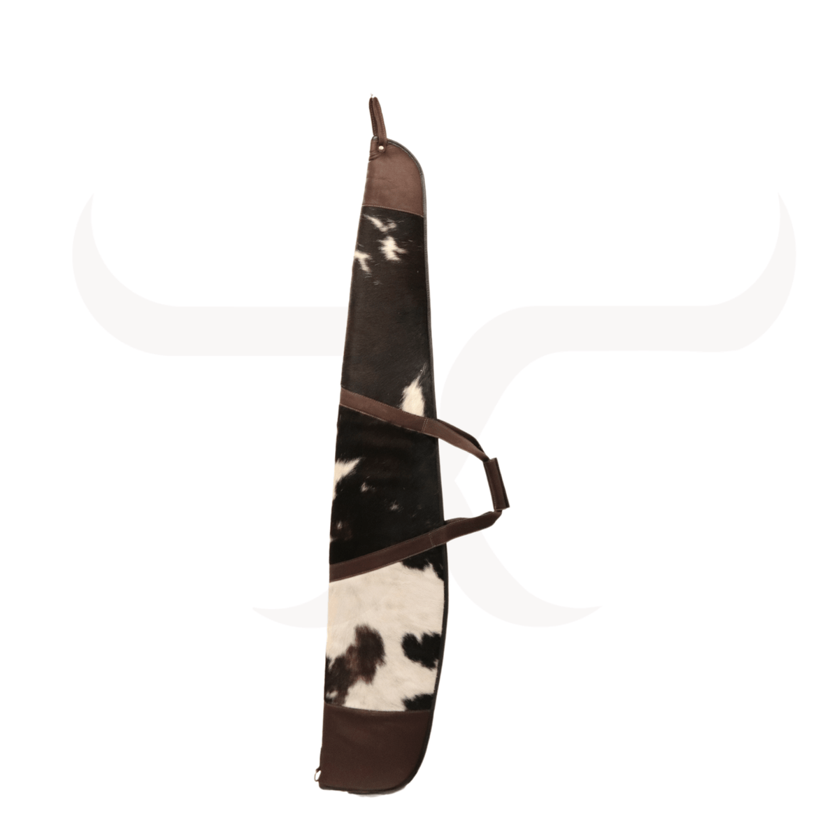 Tricolor Genuine Cowhide Rifle Case 57 inches — Cowhide Decor